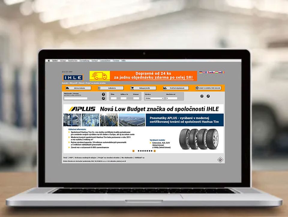 IHLE - Veľkoobchodník s pneumatikami na Slovensku